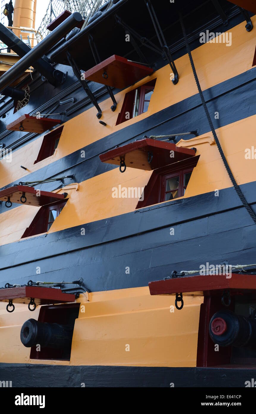 Nelsons Flagship Hms Victory Stock Photos & Nelsons Flagship Hms ...
