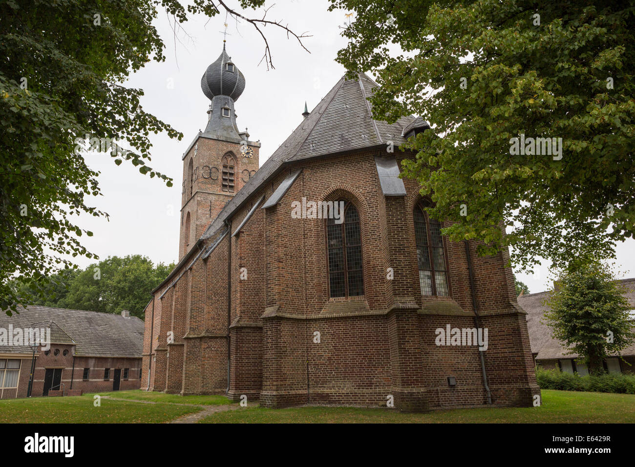 Dutch reformed church (Sint Nicolaas church) of Dwingeloo (province ...
