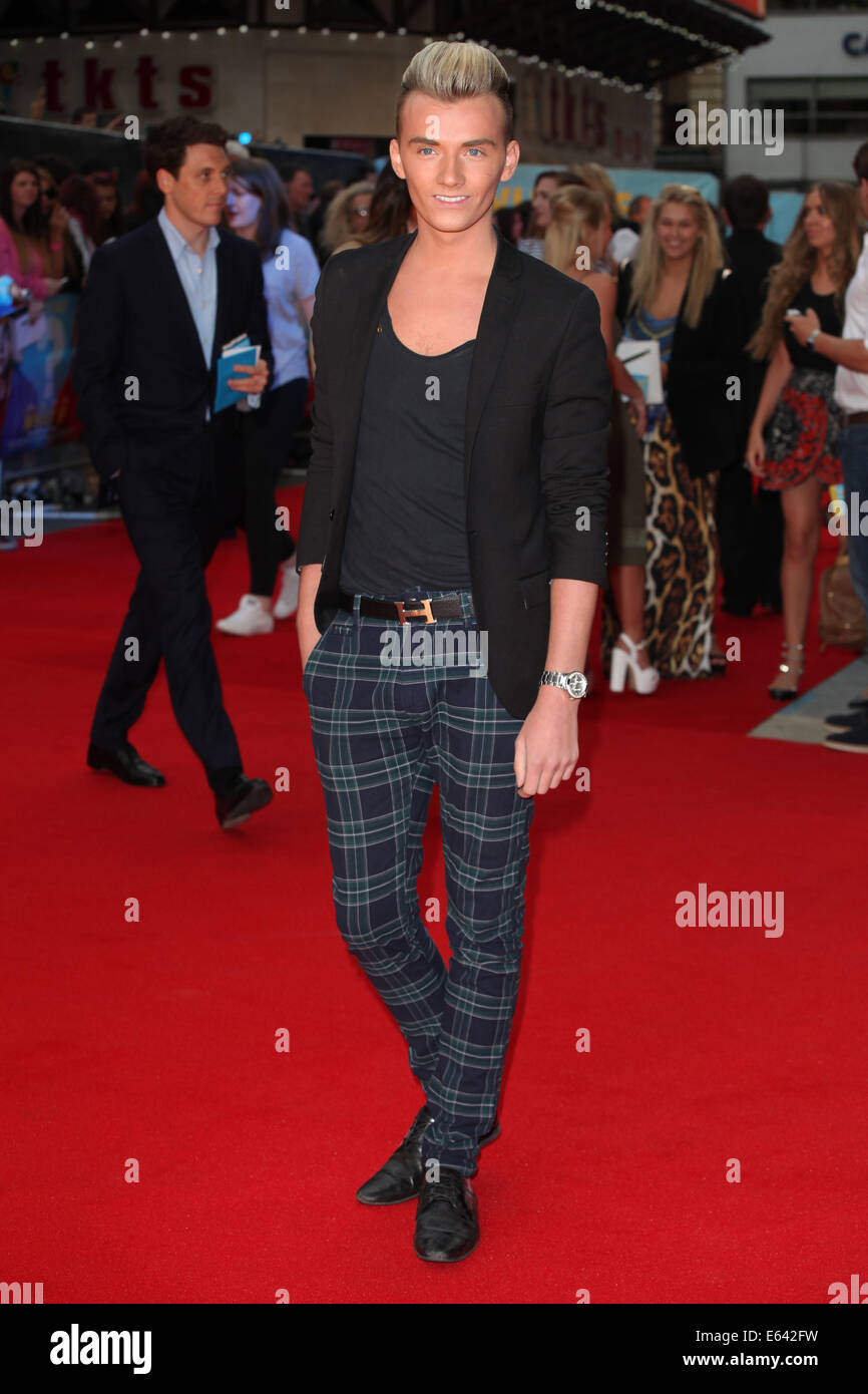 London, UK. 12th Aug, 2014. Harry Derbidge attends the UK Premiere of ...