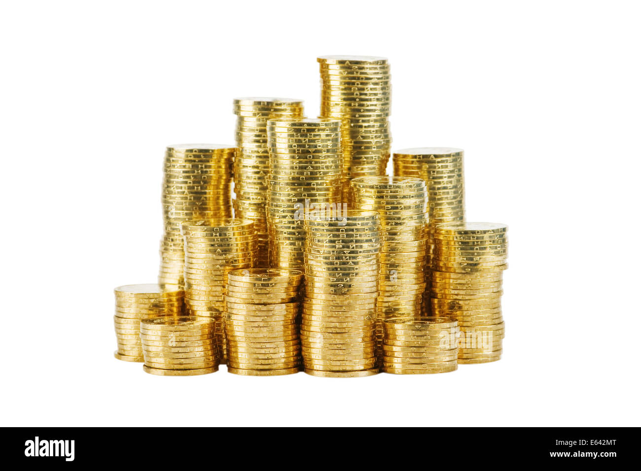 Gold coin stack hi-res stock photography and images - Alamy