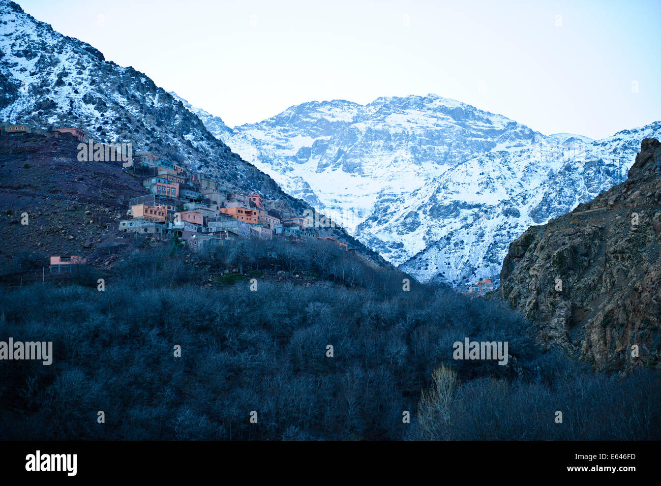 Kasbah de Toubkal,Mount Toubkal highest Mountain in N. Africa 4167 mt ...