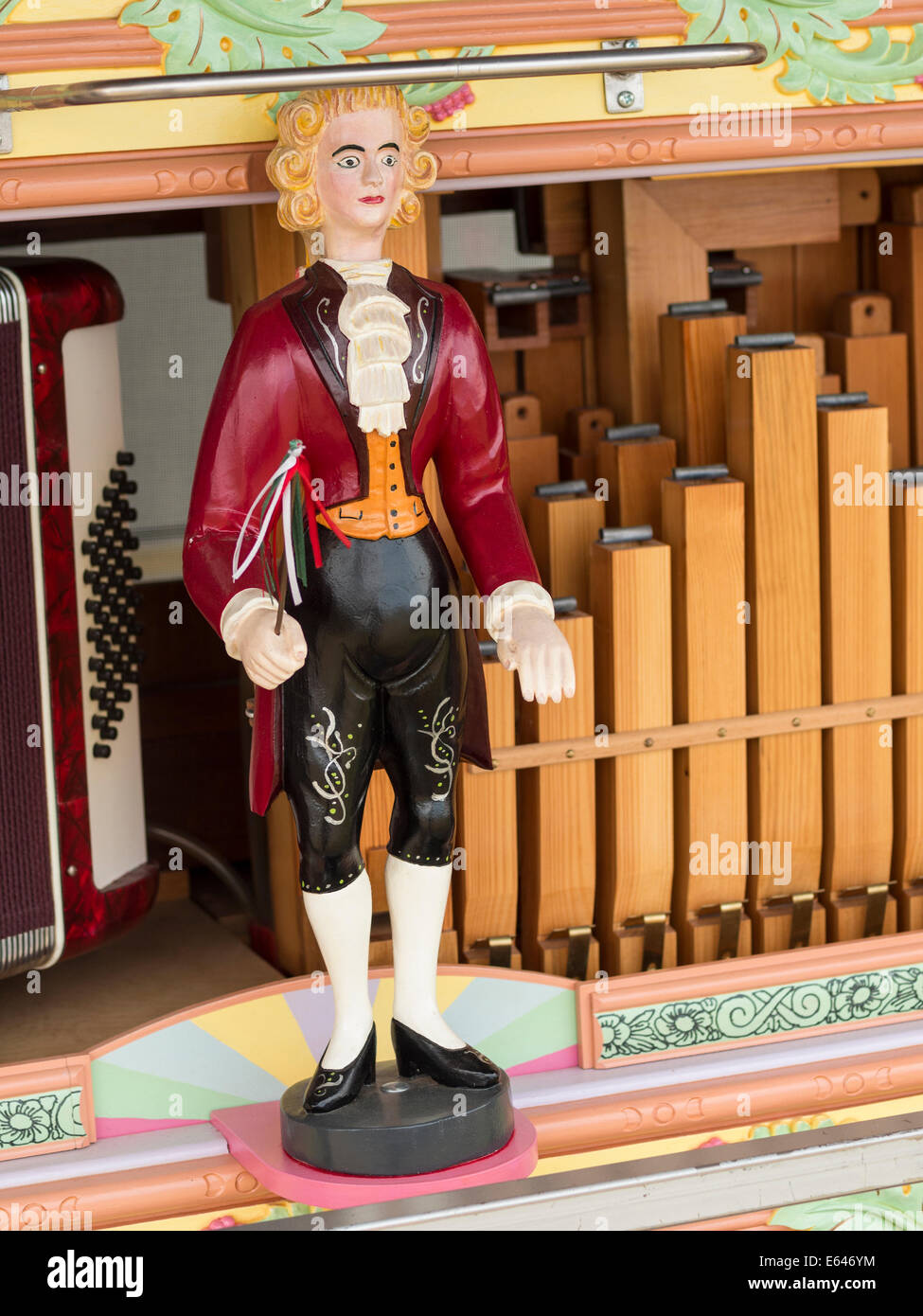 Traditional fairground organ detail Stock Photo - Alamy