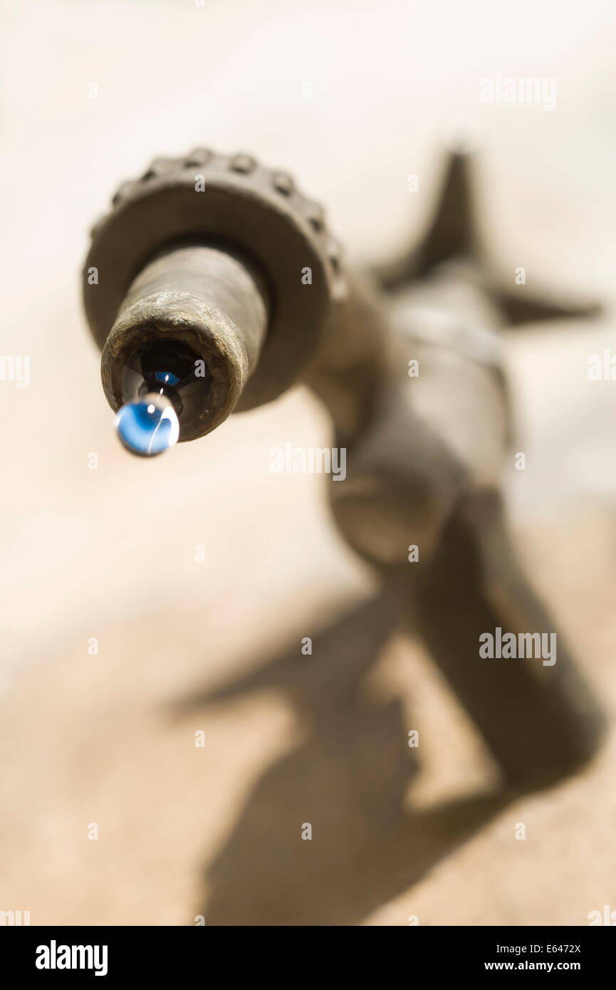 water tap with drop Stock Photo - Alamy