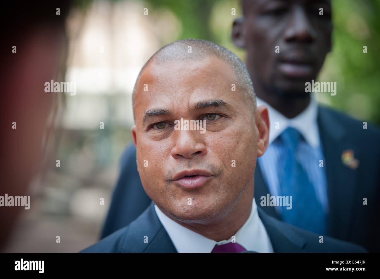Manhattan, New York, USA. 13th Aug, 2014. Livery cab activist FERNANDO ...