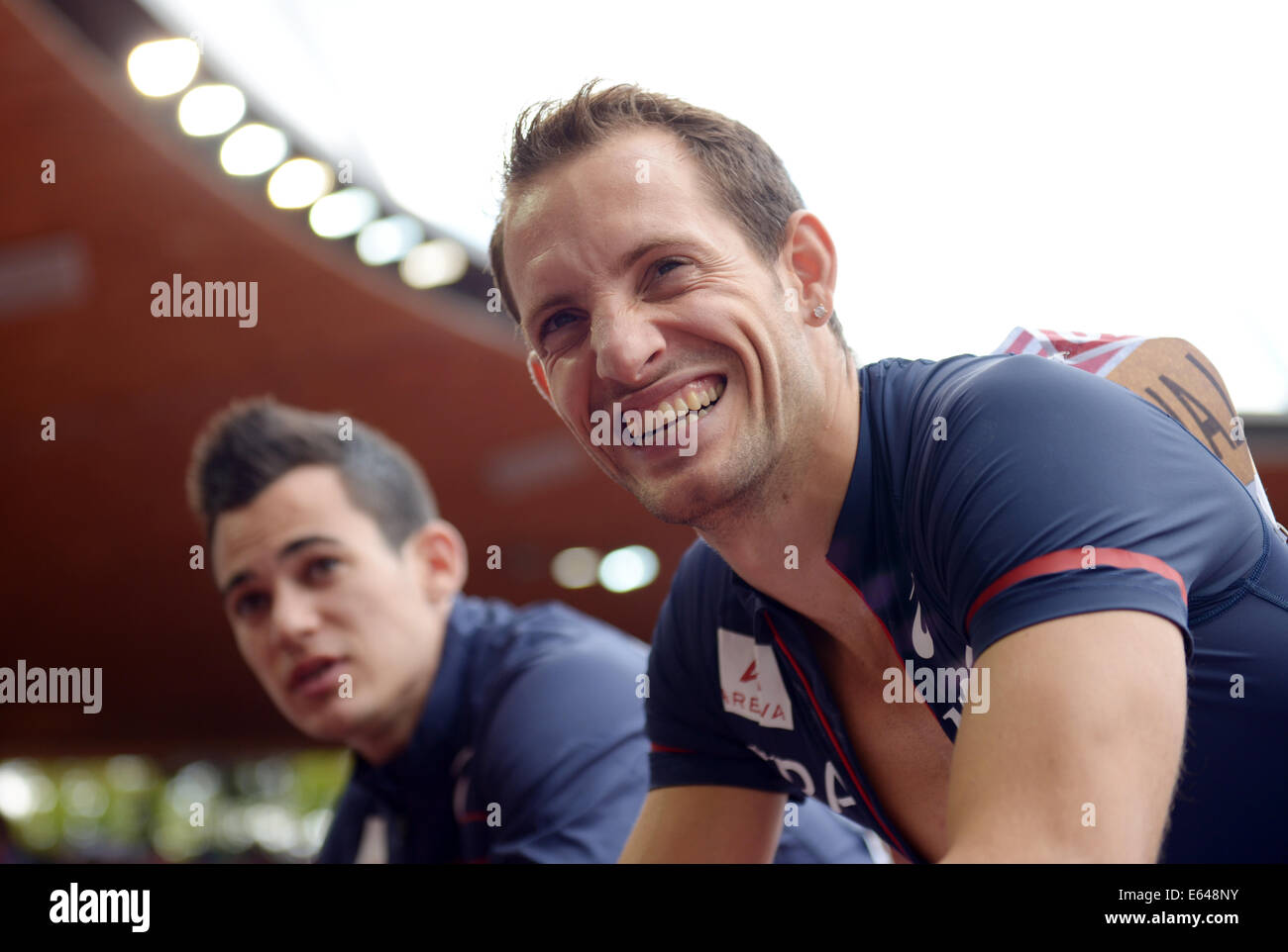 Zurich, Switzerland. 14th Aug, 2014. Kevin Menaldo and Renaud ...