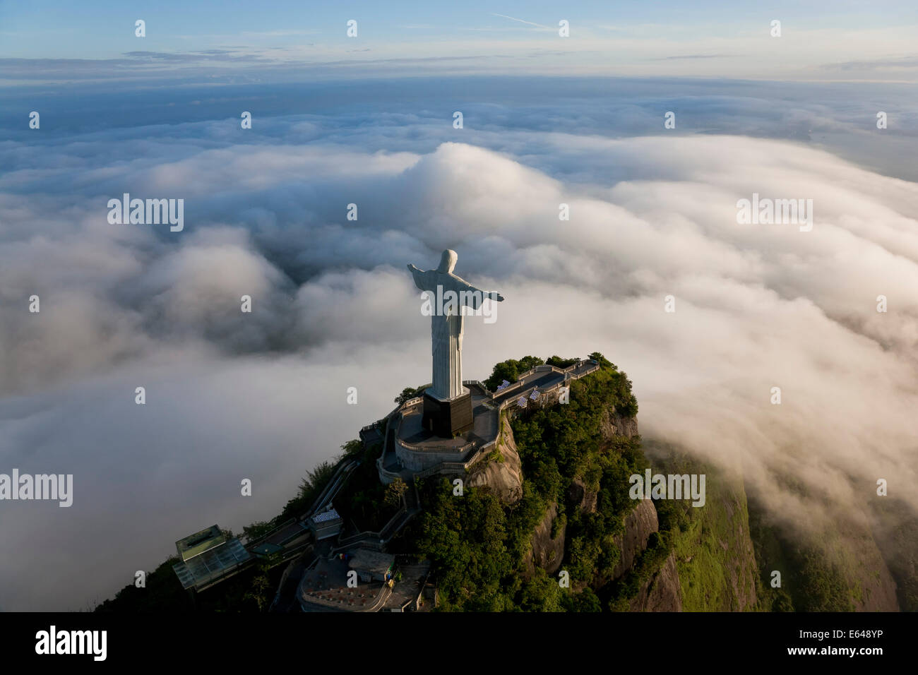 The giant Art Deco statue Jesus known as Cristo Redentor (Christ ...