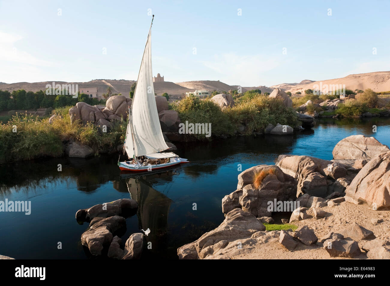Felucca on river nile egypt hi-res stock photography and images - Alamy