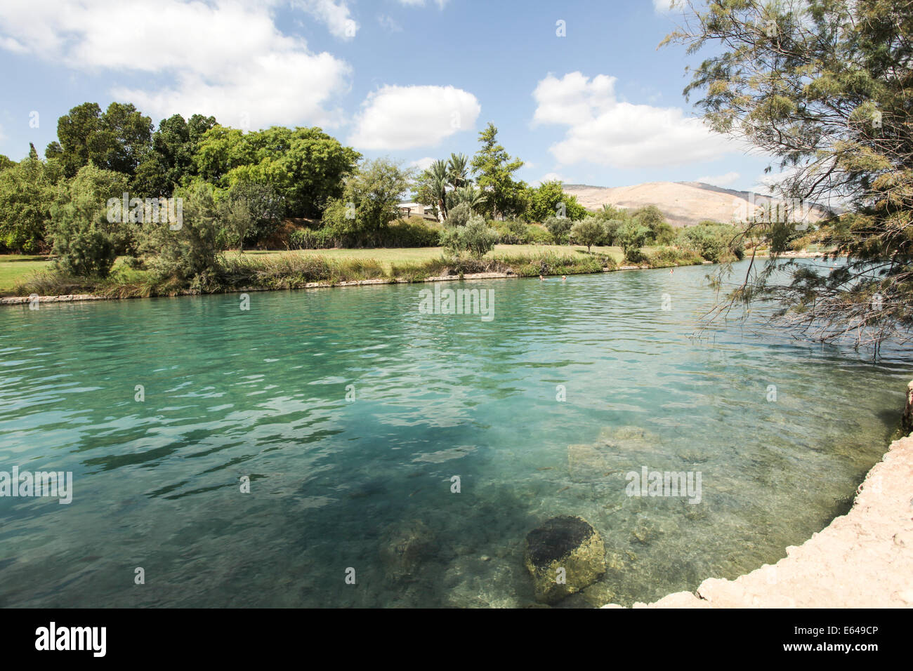 Ha'Amal Stream AKA Hasi River Flows through Kibbutz Nir David in ...