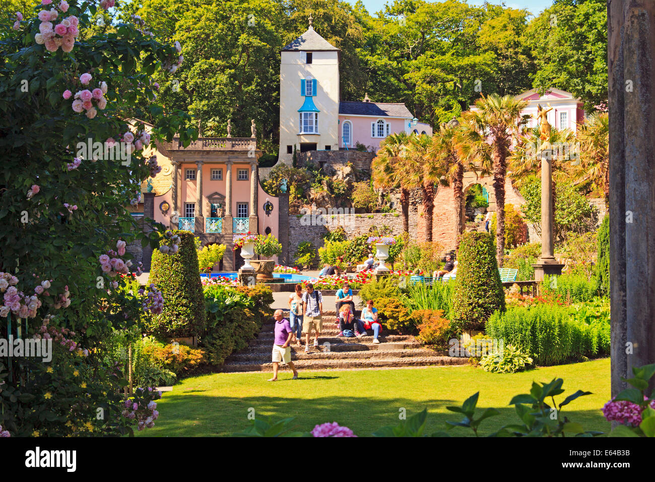 The Piazza with the Salutation and Telfords Tower in the backdrop in ...