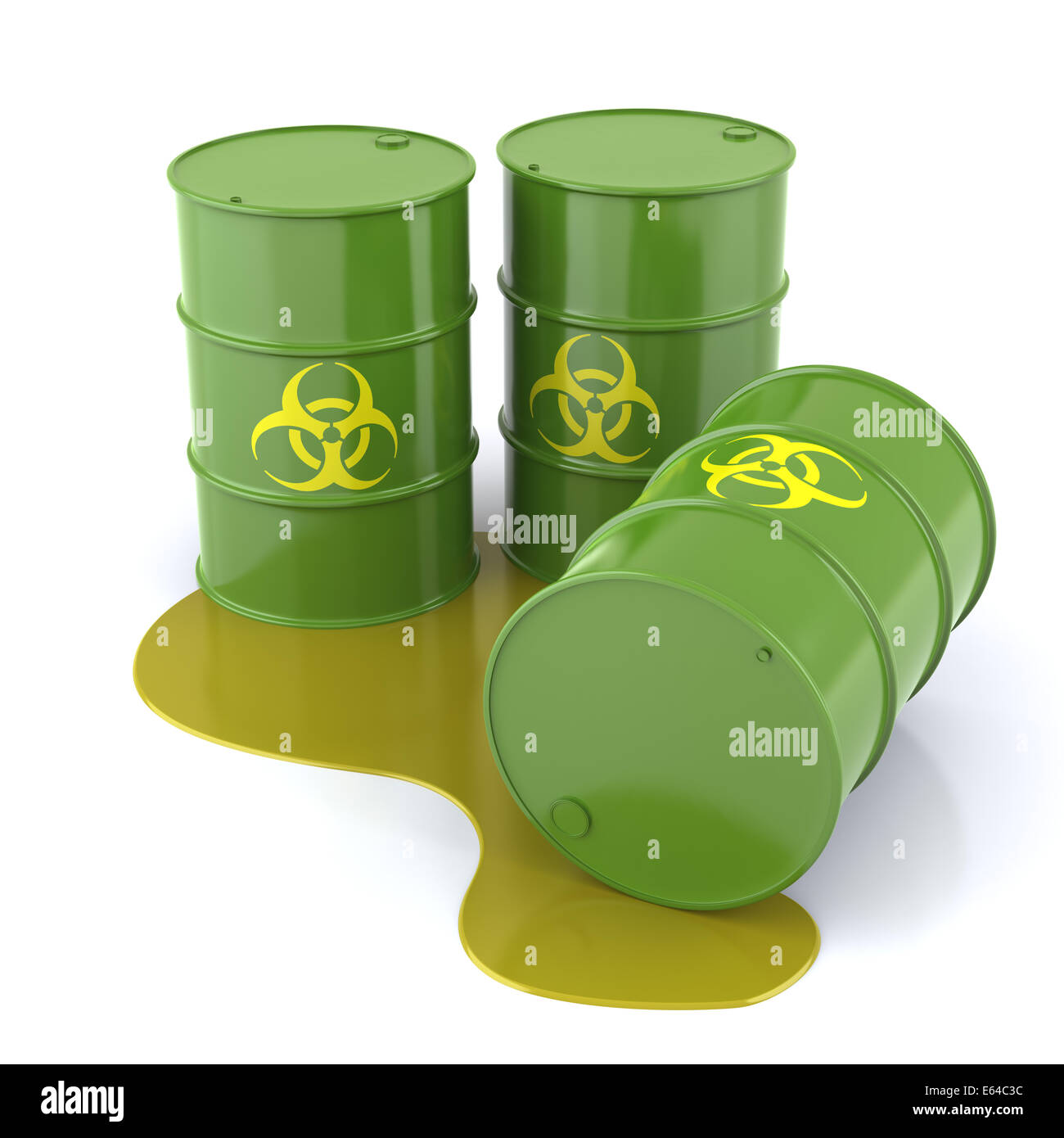 Bio hazard Barrels Stock Photo - Alamy