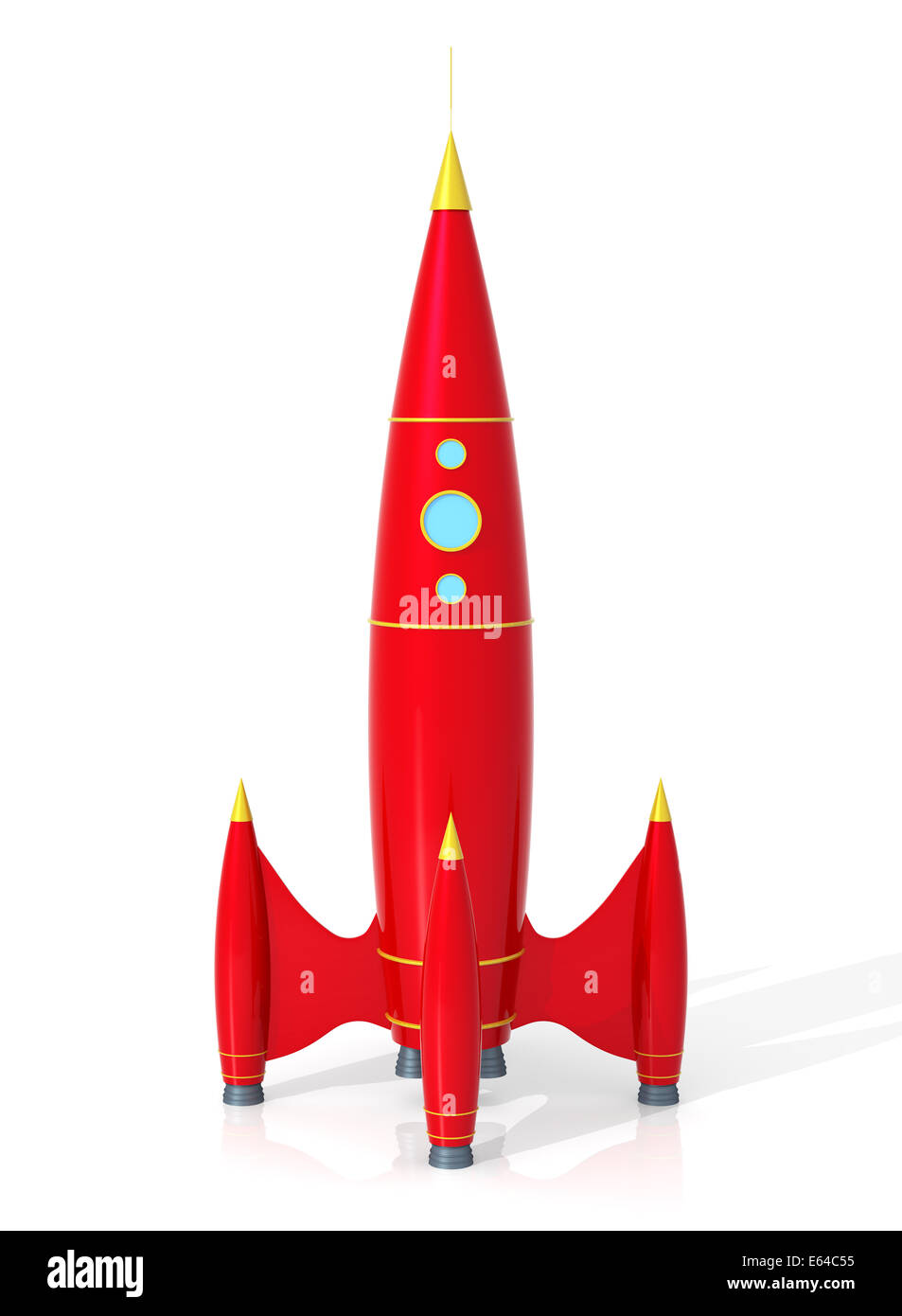 Gold spaceship Cut Out Stock Images & Pictures - Alamy