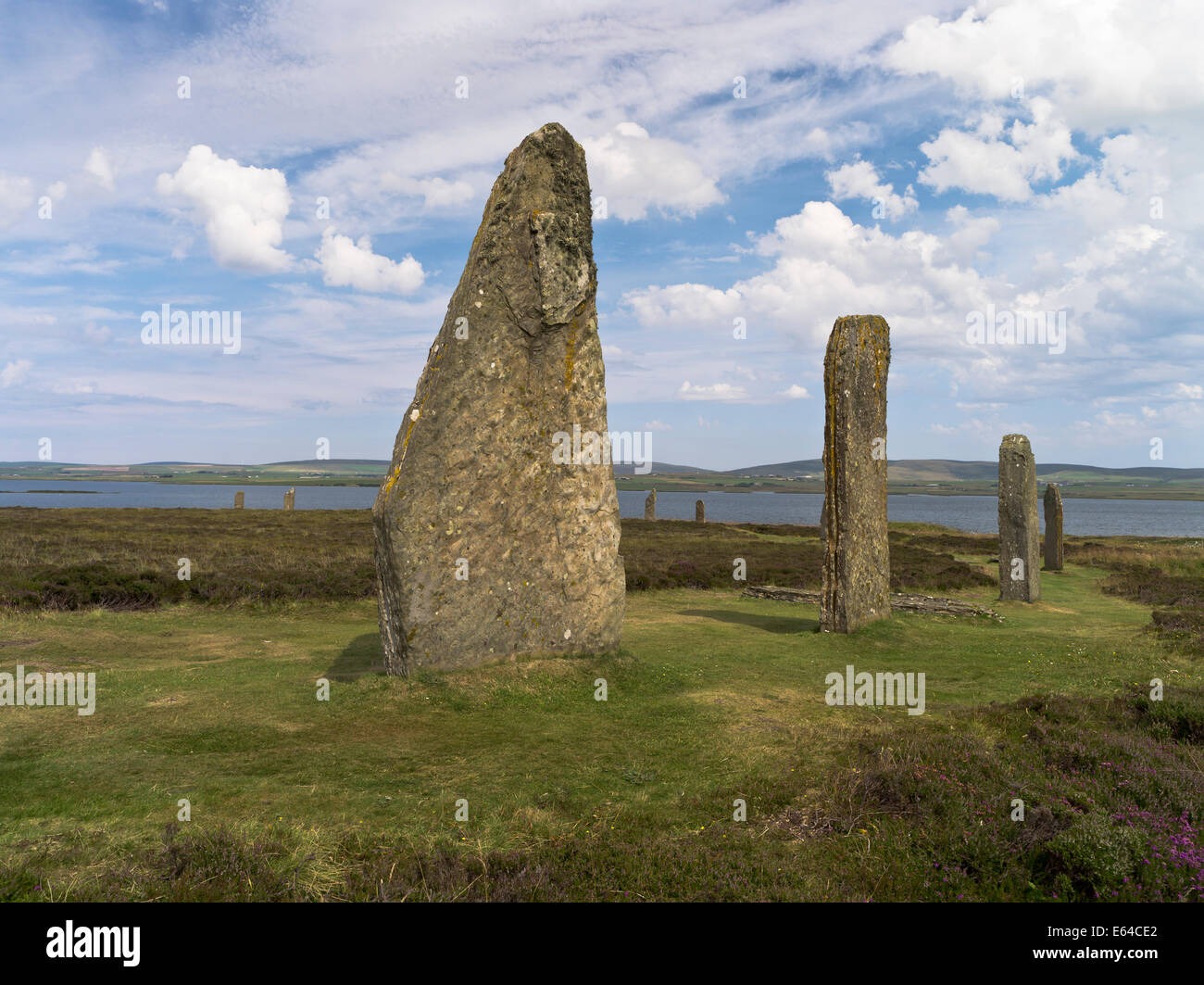 dh RING OF BRODGAR ORKNEY ISLES Neolithic standing stones circle ...