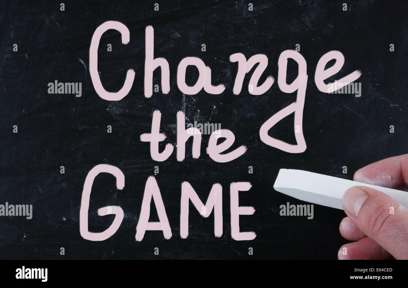 change the game Stock Photo - Alamy