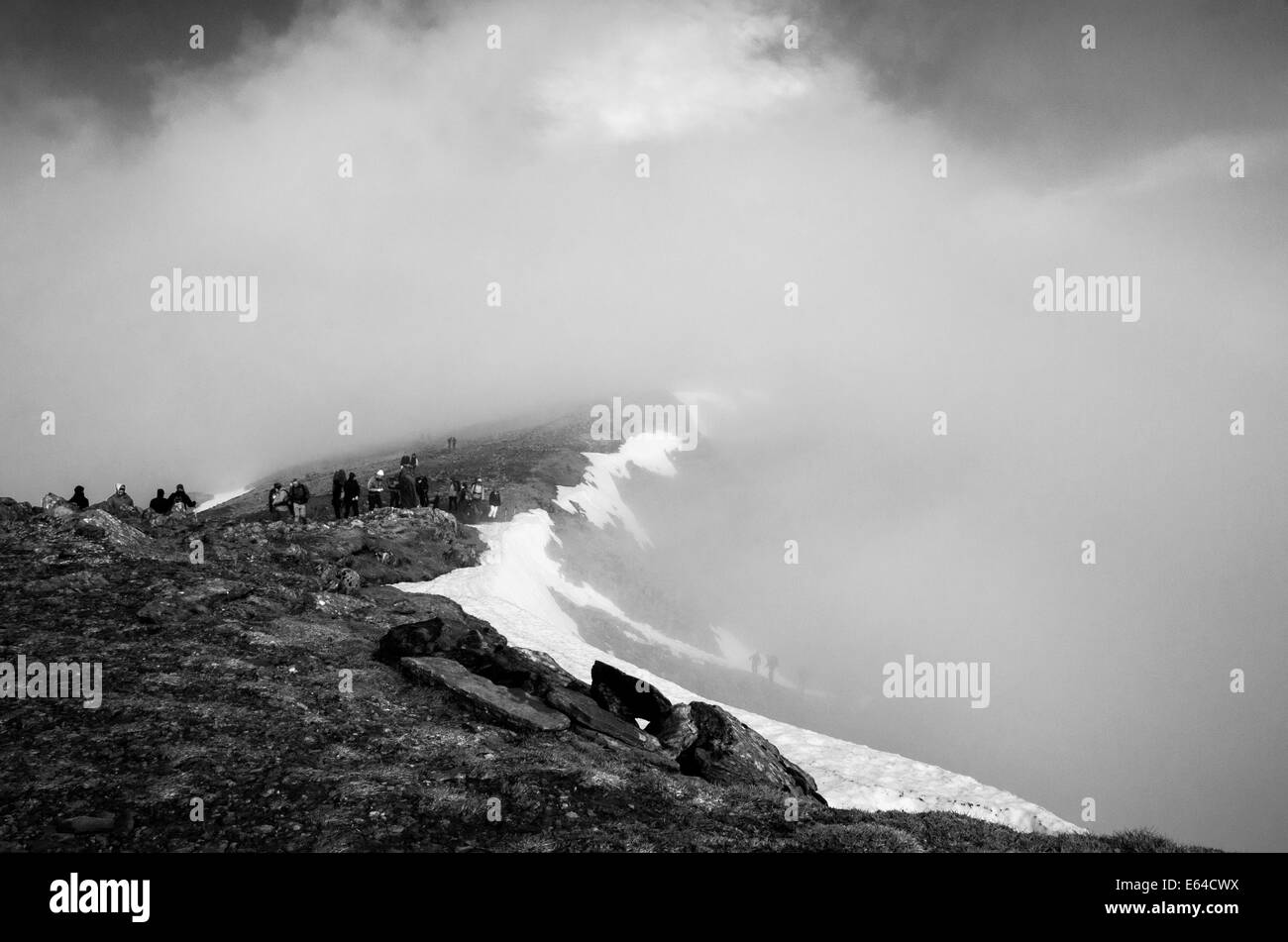 Into the mist Stock Photo - Alamy