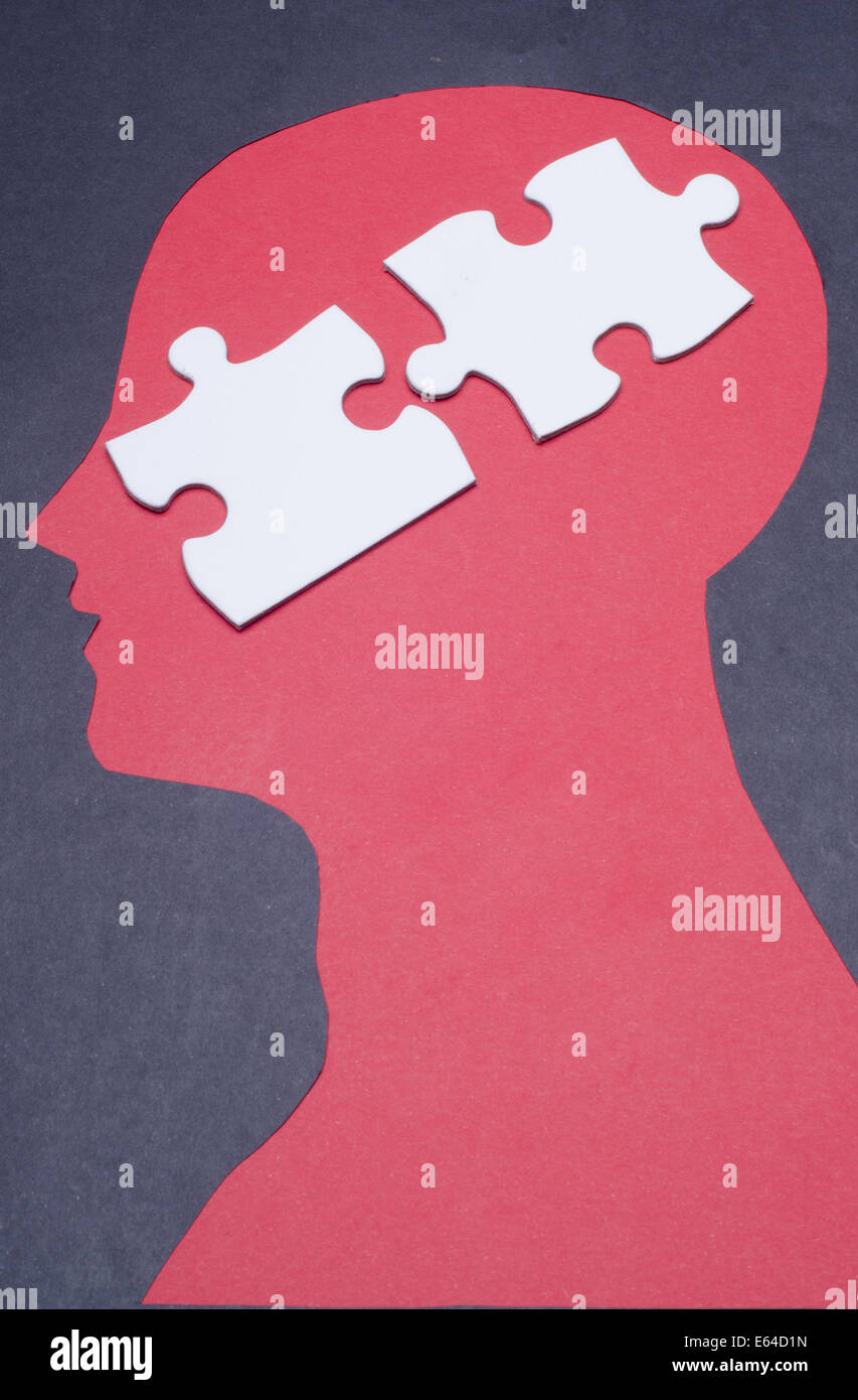 Brain human puzzle pieces creative hi-res stock photography and images ...