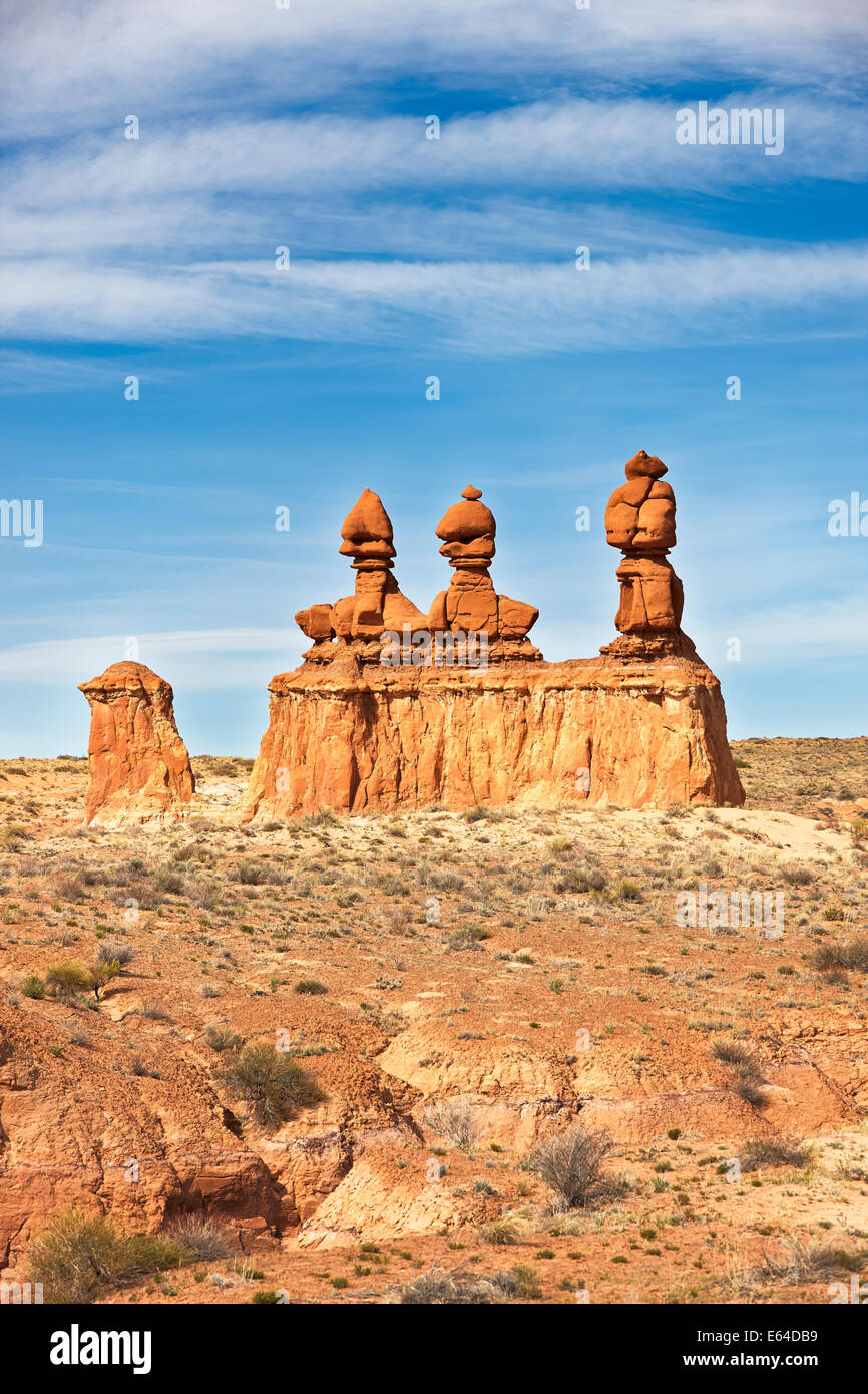 Hoodoos in Goblin Valley State Park. Utah, USA Stock Photo - Alamy