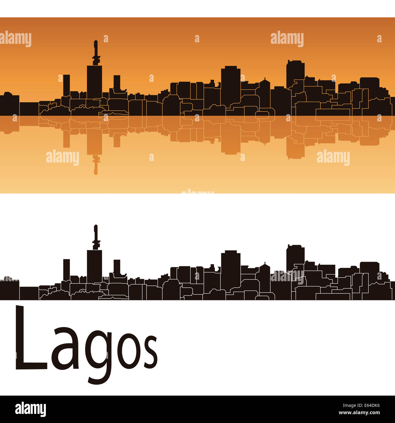 Nigeria lagos cityscape hi-res stock photography and images - Alamy