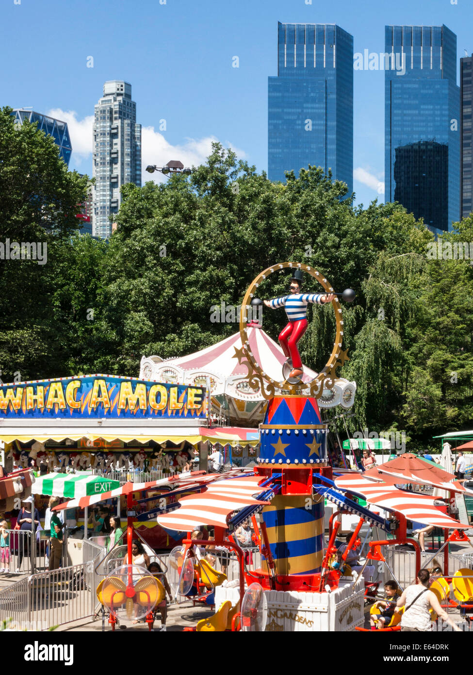 Victorian Gardens, Carnival Rides in Central Park with West Side ...
