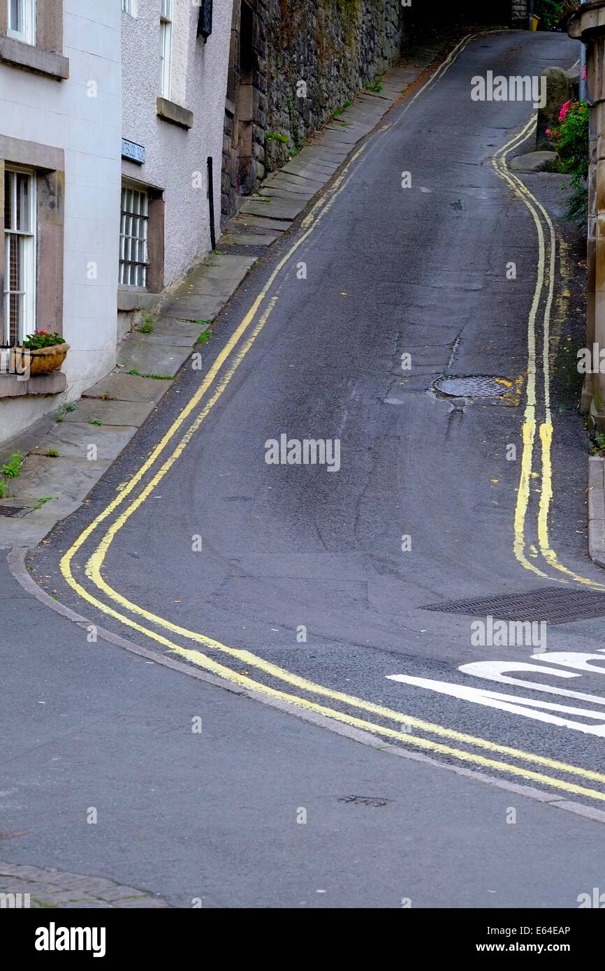 Waterloo road Matlock Bath Derbyshire england uk Stock Photo - Alamy