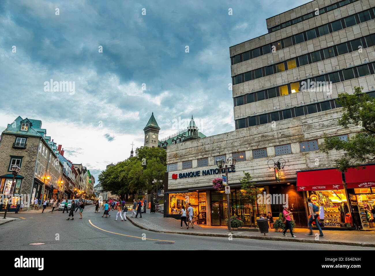 Québec is the capital city of the Canadian province of Quebec Stock ...