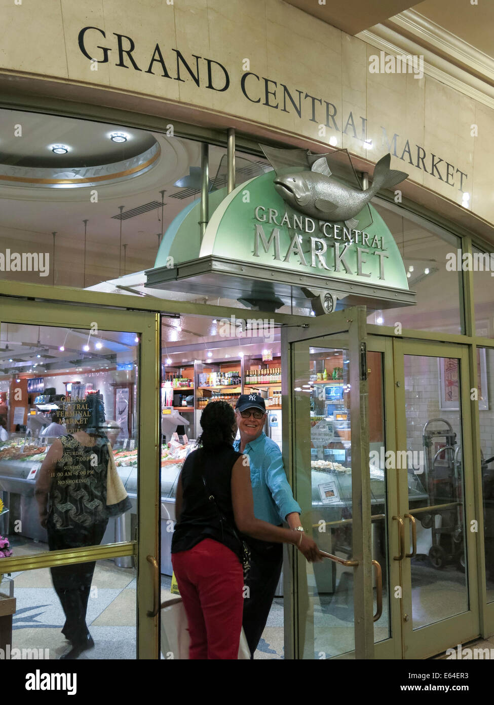 Sign entrance inside interior hi-res stock photography and images - Alamy