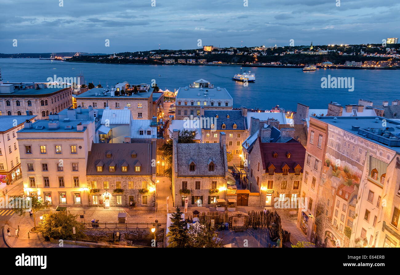 Québec is the capital city of the Canadian province of Quebec Stock ...