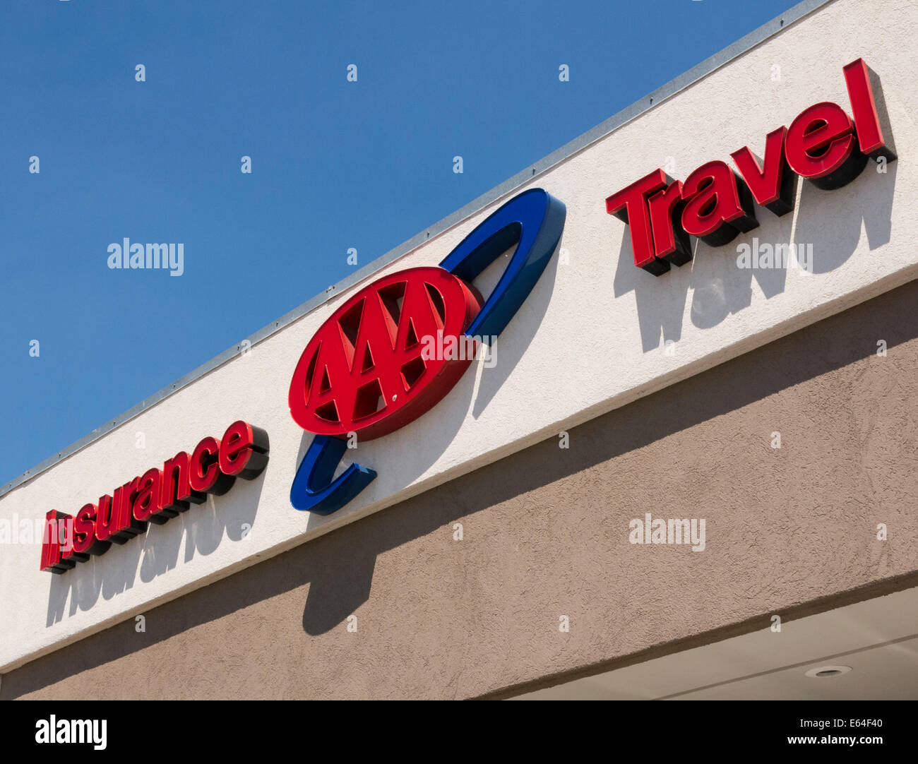 AAA Storefront Logo, Montana Stock Photo - Alamy