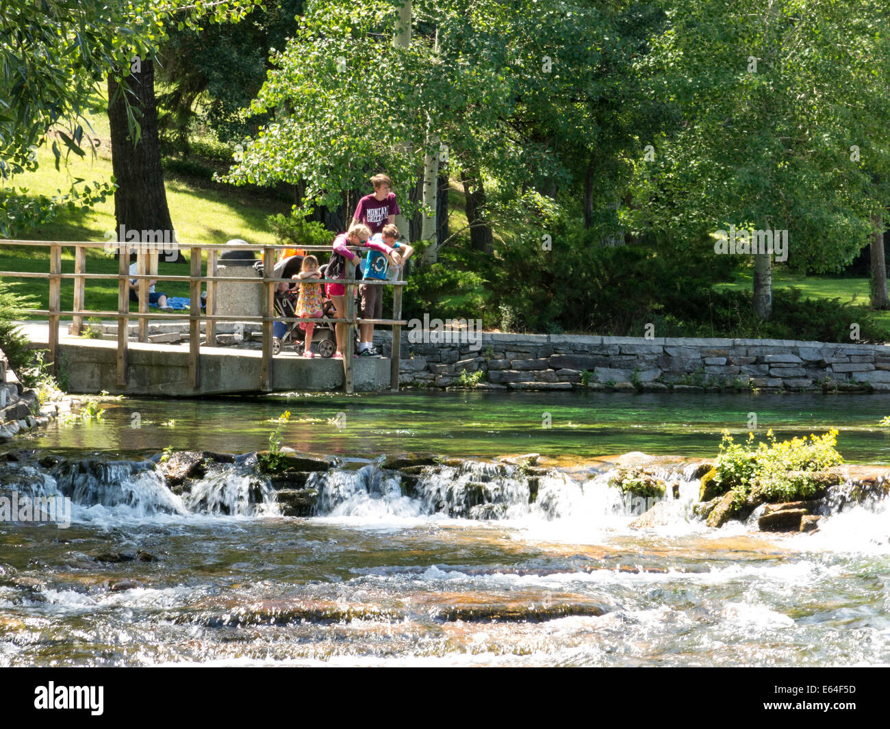 Giant Springs State Park, Great Falls, Montana, USA Stock Photo - Alamy