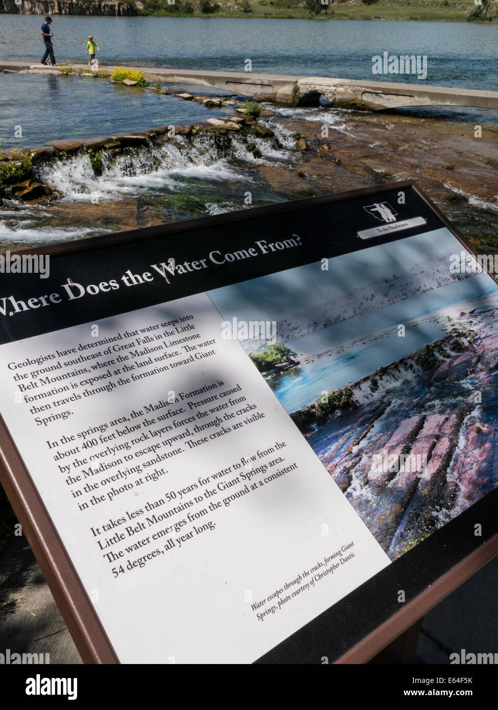 Giant Springs State Park, Great Falls, Montana, USA Stock Photo - Alamy