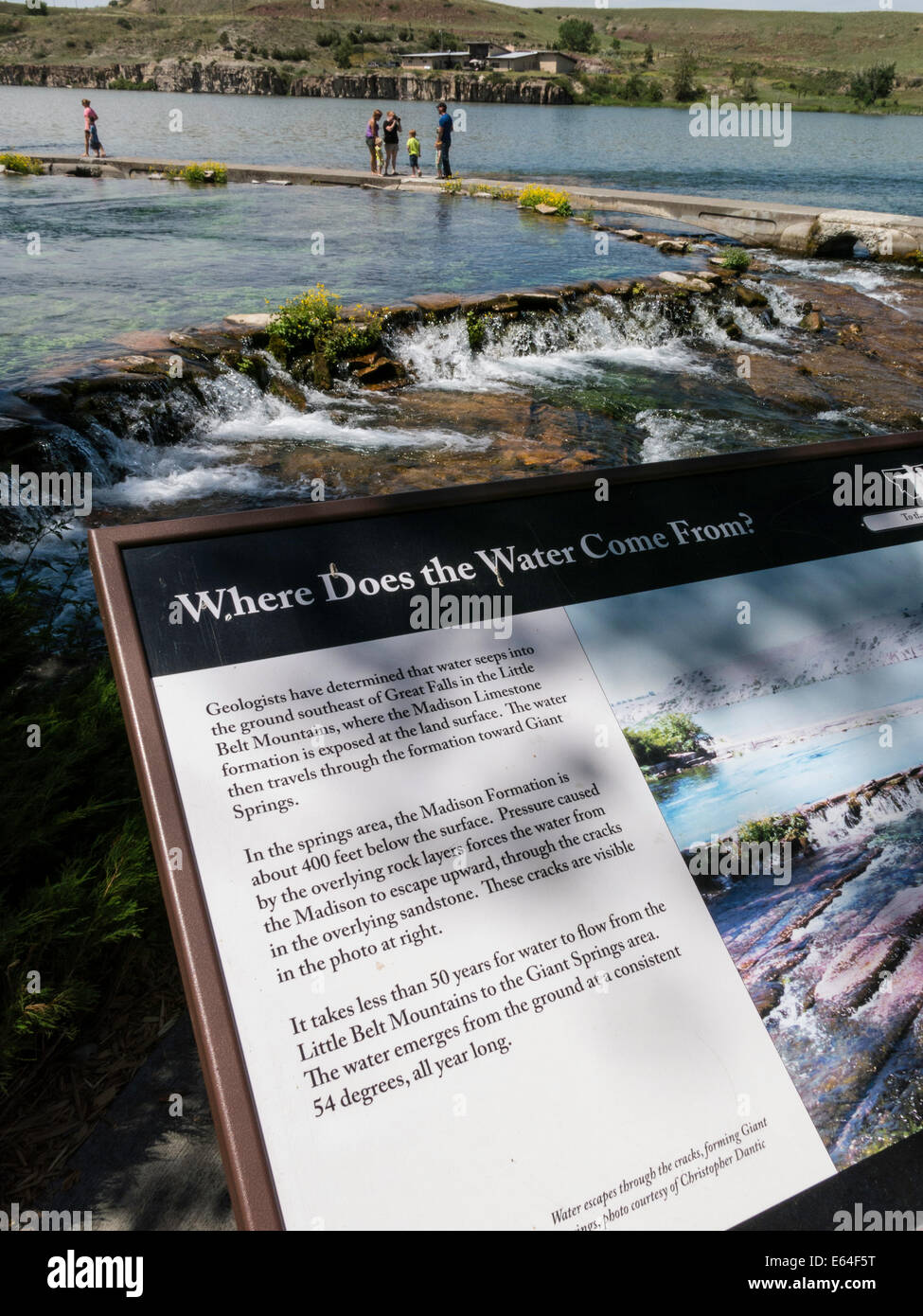 Giant Springs State Park, Great Falls, Montana, USA Stock Photo - Alamy