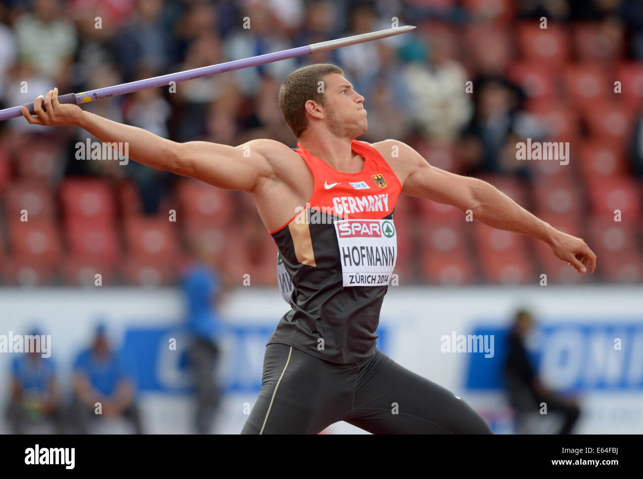Zurich, Switzerland. 14th Aug, 2014. Andreas Hofmann from Germany ...