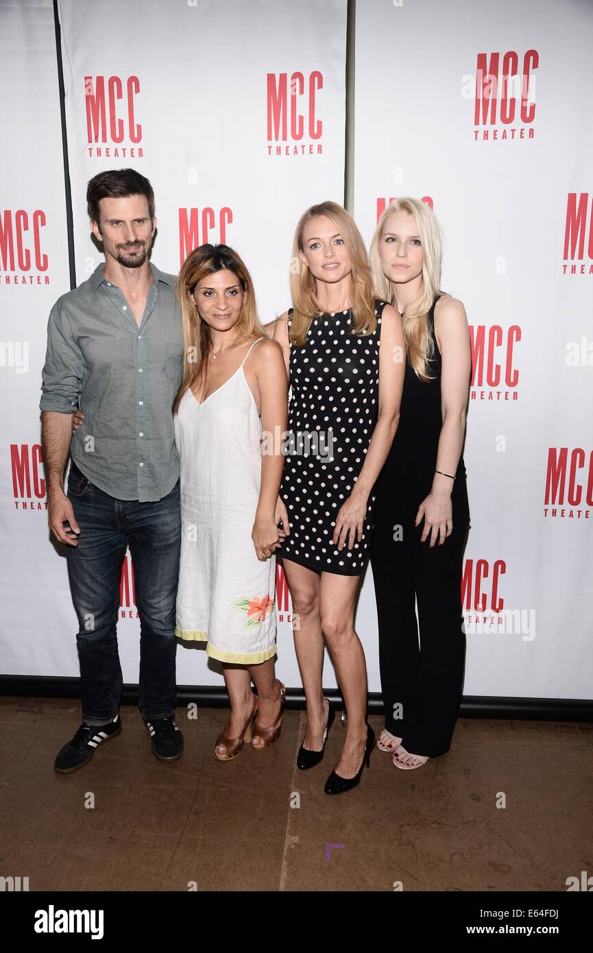 New York, NY, USA. 14th Aug, 2014. Frederick Weller, Callie Thorne ...