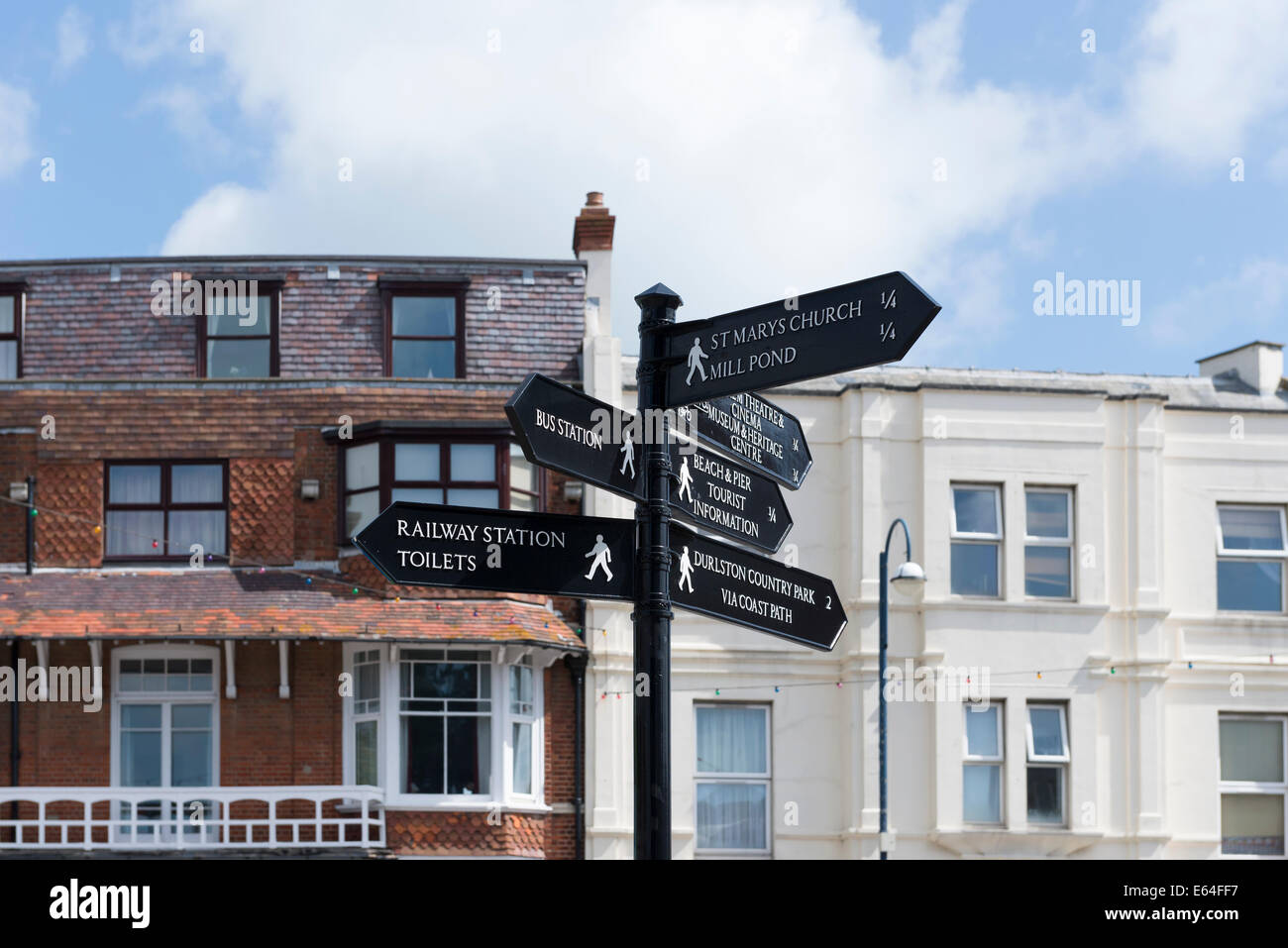 Swanage railway sign hi-res stock photography and images - Alamy