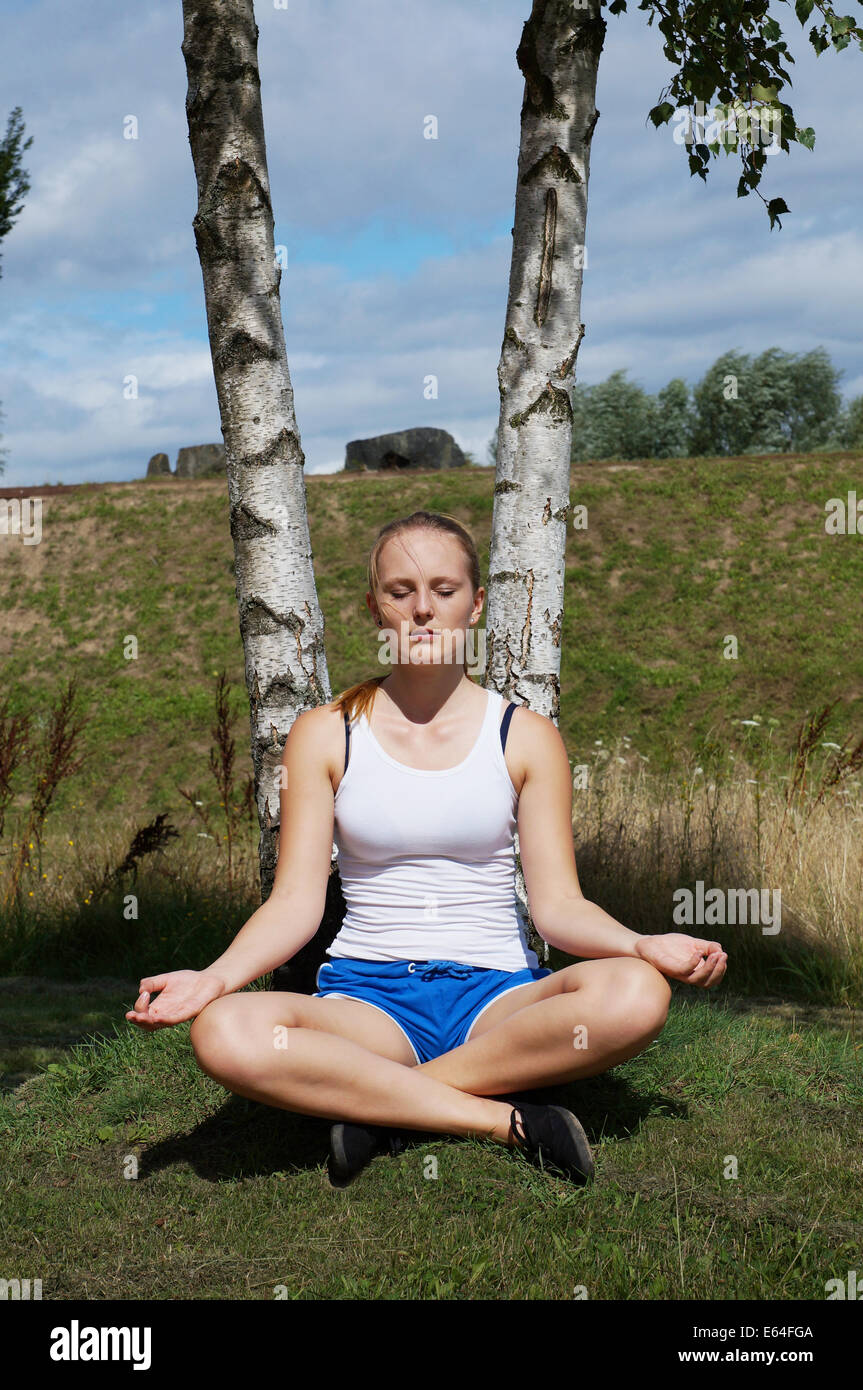 Woman in repose hi-res stock photography and images - Alamy