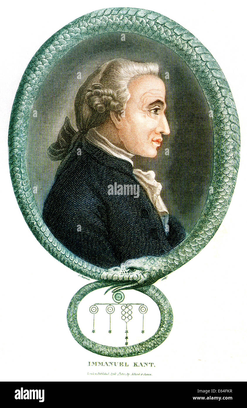 German philosopher immanuel kant hi-res stock photography and images ...