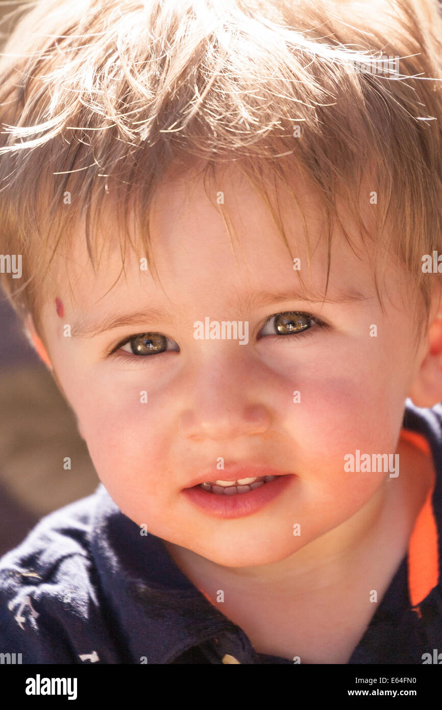 Toddler Looking at Camera, USA Stock Photo - Alamy