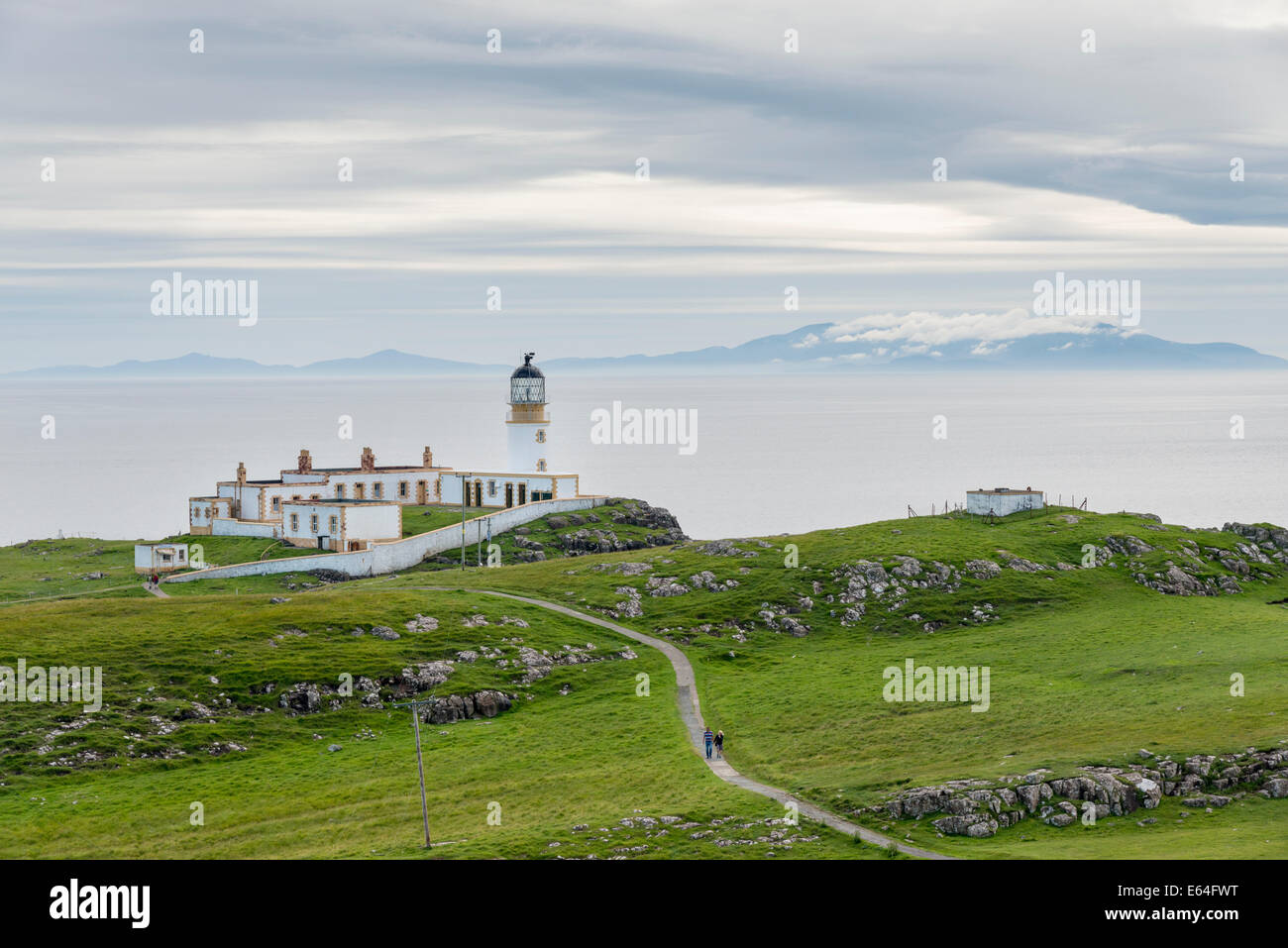 Neist Point Lighthouse Isle of Skye Scotland UK looking across to South ...