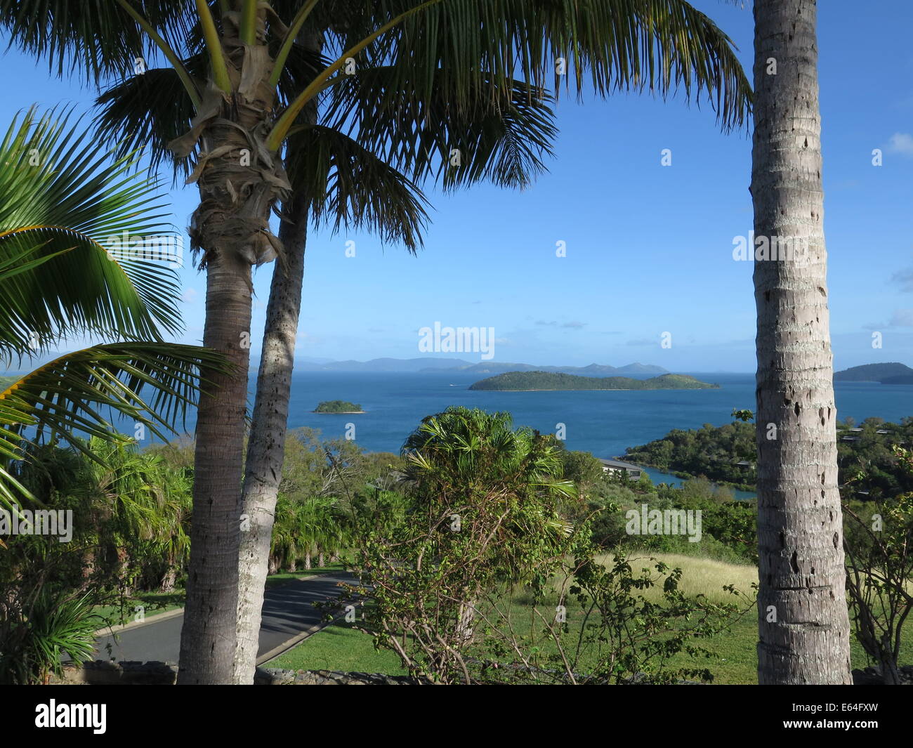 View from One Tree Hill, Hamilton Island, Great Barrier Reef, Australia ...
