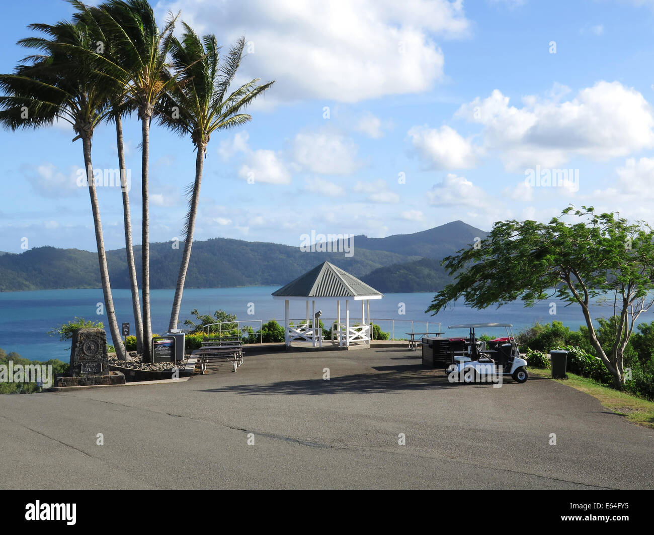 One Tree Hill, at Hamilton Island in the Whitsunday Islands, Australia ...