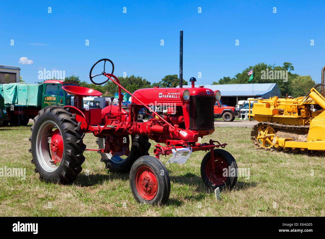McCormick Farmall Cub tractor on display at a country fair show Stock ...
