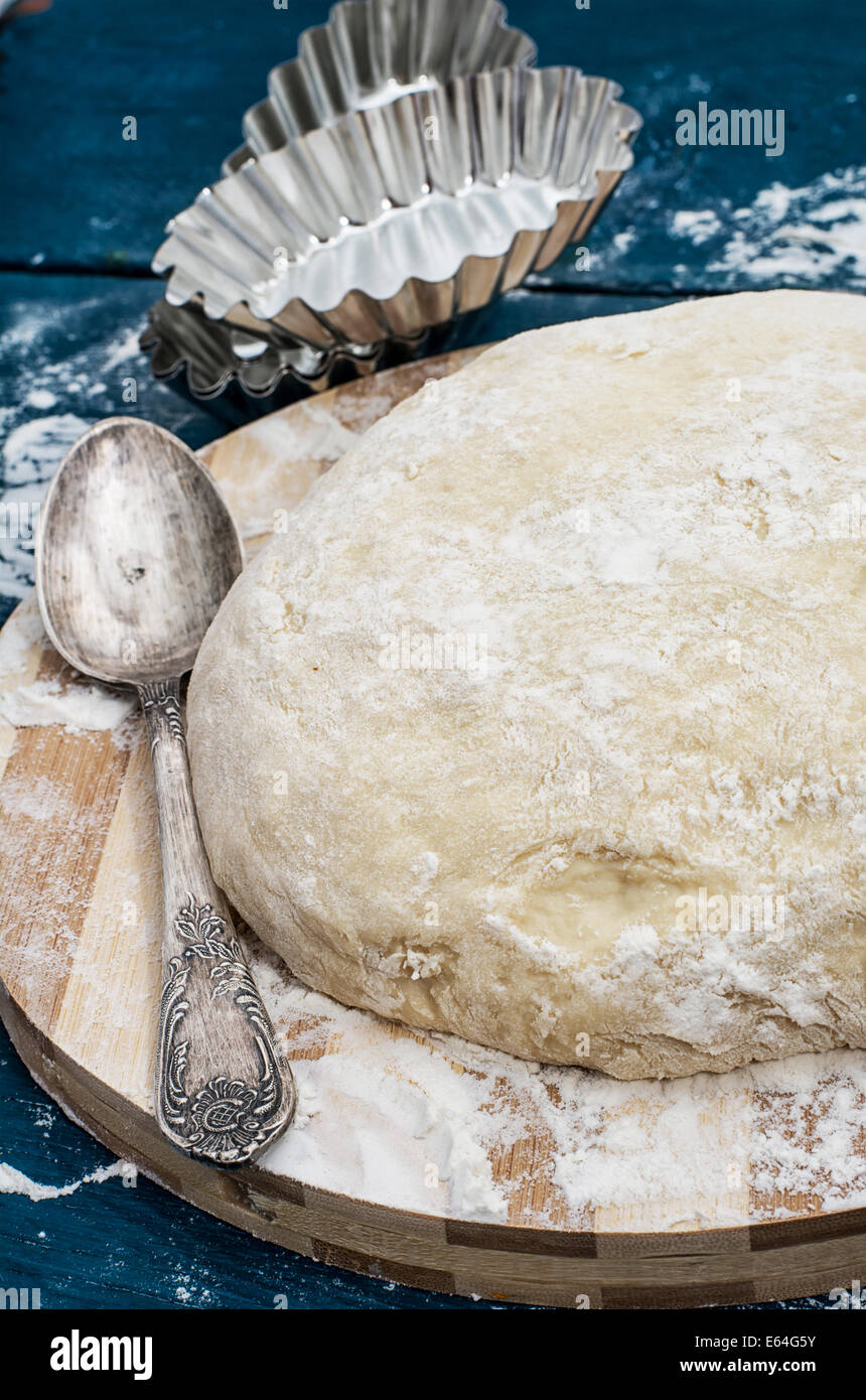 process of making homemade dough for baking Stock Photo - Alamy