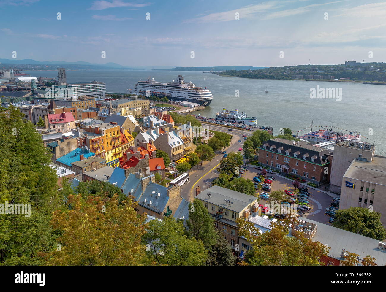 Québec is the capital city of the Canadian province of Quebec Stock ...