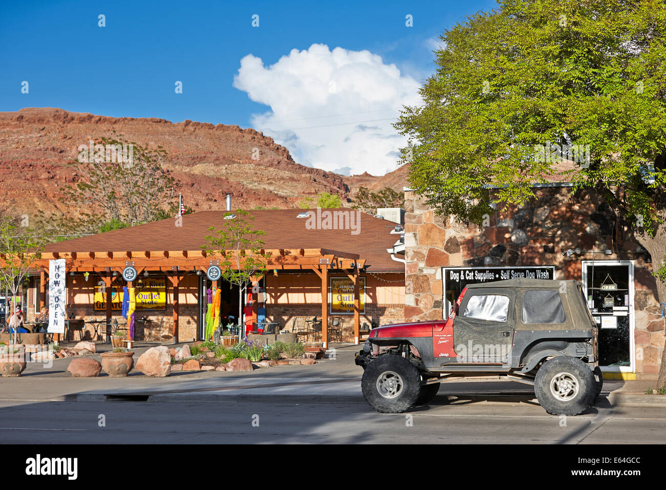 Main street in Moab. Utah, USA Stock Photo: 72630108 - Alamy