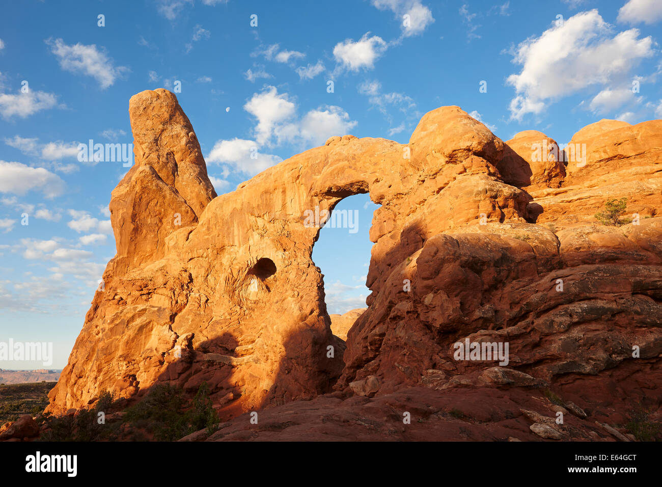 Turret Arch. Arches National Park, Utah, USA Stock Photo - Alamy