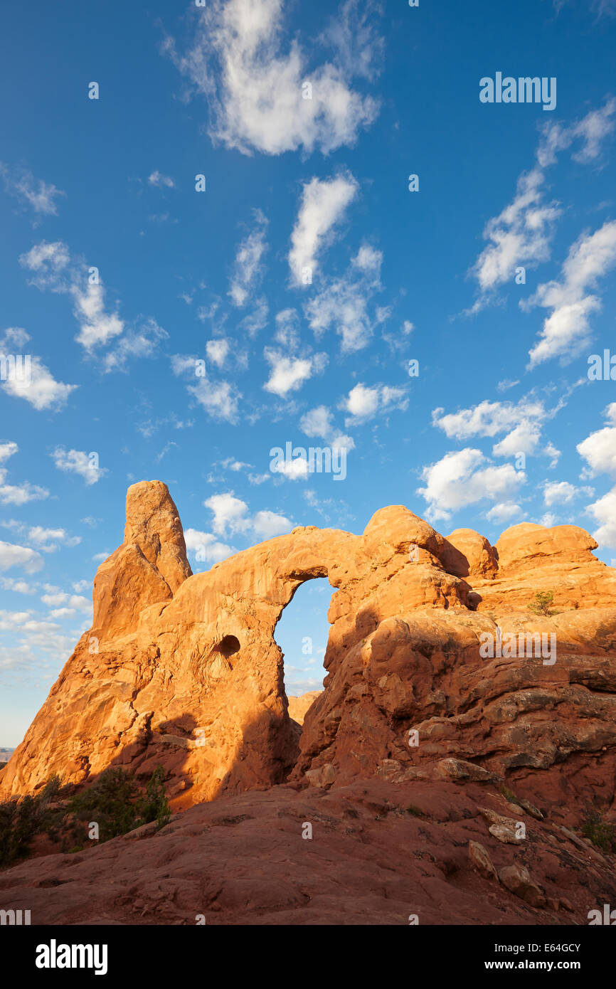 Turret Arch. Arches National Park, Utah, USA Stock Photo - Alamy
