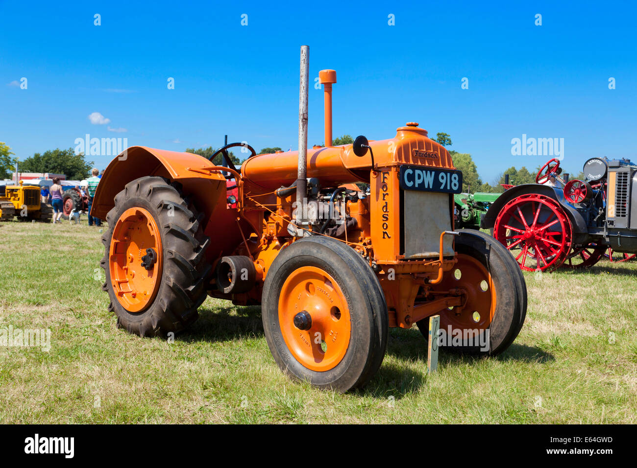 Fordson tractor on display at a country fair show Stock Photo - Alamy