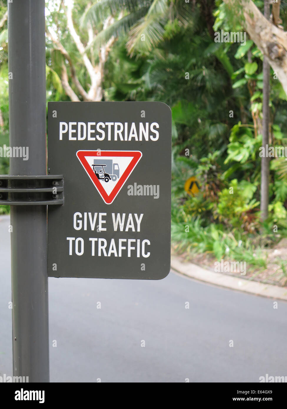 Pedestrian This Way Sign