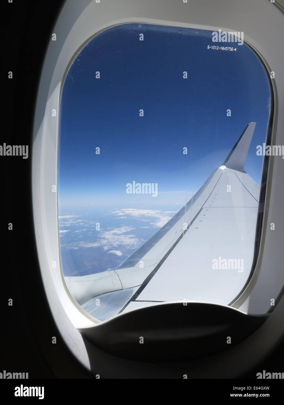 View through window of a Boeing 737 800 Virgin plane Stock Photo - Alamy