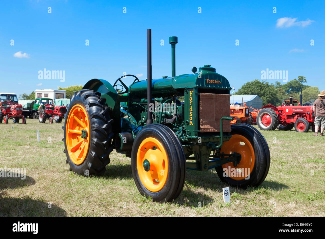 Fordson tractor on display at a country fair show Stock Photo - Alamy