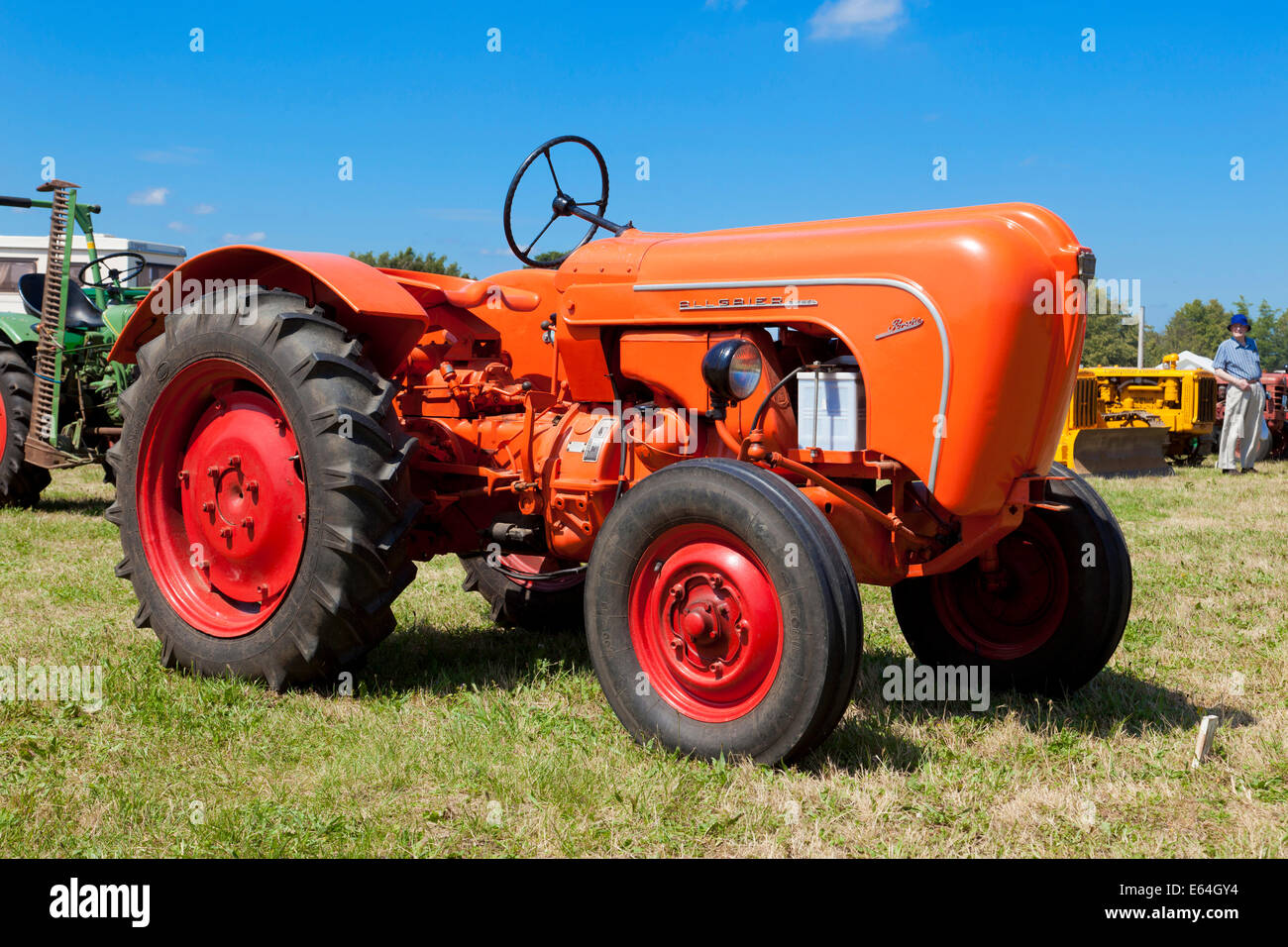 Allgaier / Porsch tractor on display at a country fair show Stock Photo ...